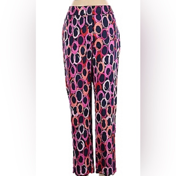 Pappagallo | Pants & Jumpsuits | Pappagallo Colorful Print Pants | Poshmark